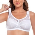 Womens Wireless Minimizer Plus Size Sleep Unlined Full Coverage Lace