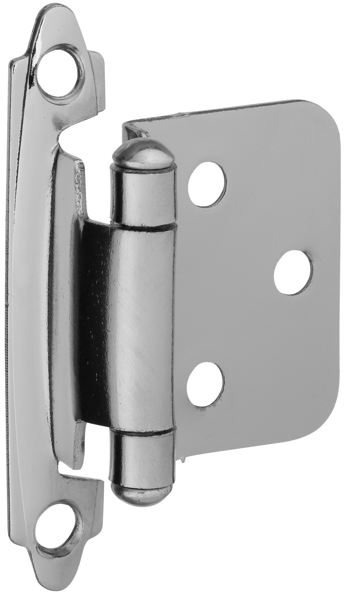 826-222 Polished Chrome Flush Spring Cabinet Hinges (Hd) - Walmart.com