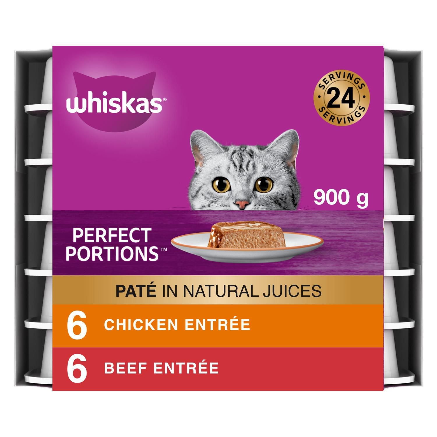 Click here for Whiskas Perfect Portions Meaty Selections Paté Adu... prices