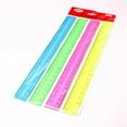 4Pcs 12Inch Clear Rulers Measuring Ruler Math Measuring Tool for ...
