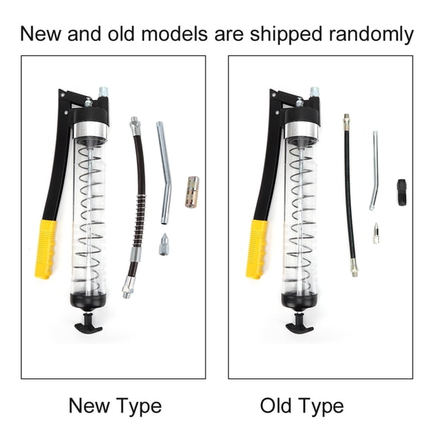 6000PSI Grease Gun, PVC+Iron 6000-10000psi Manual Type Stable Oil ...