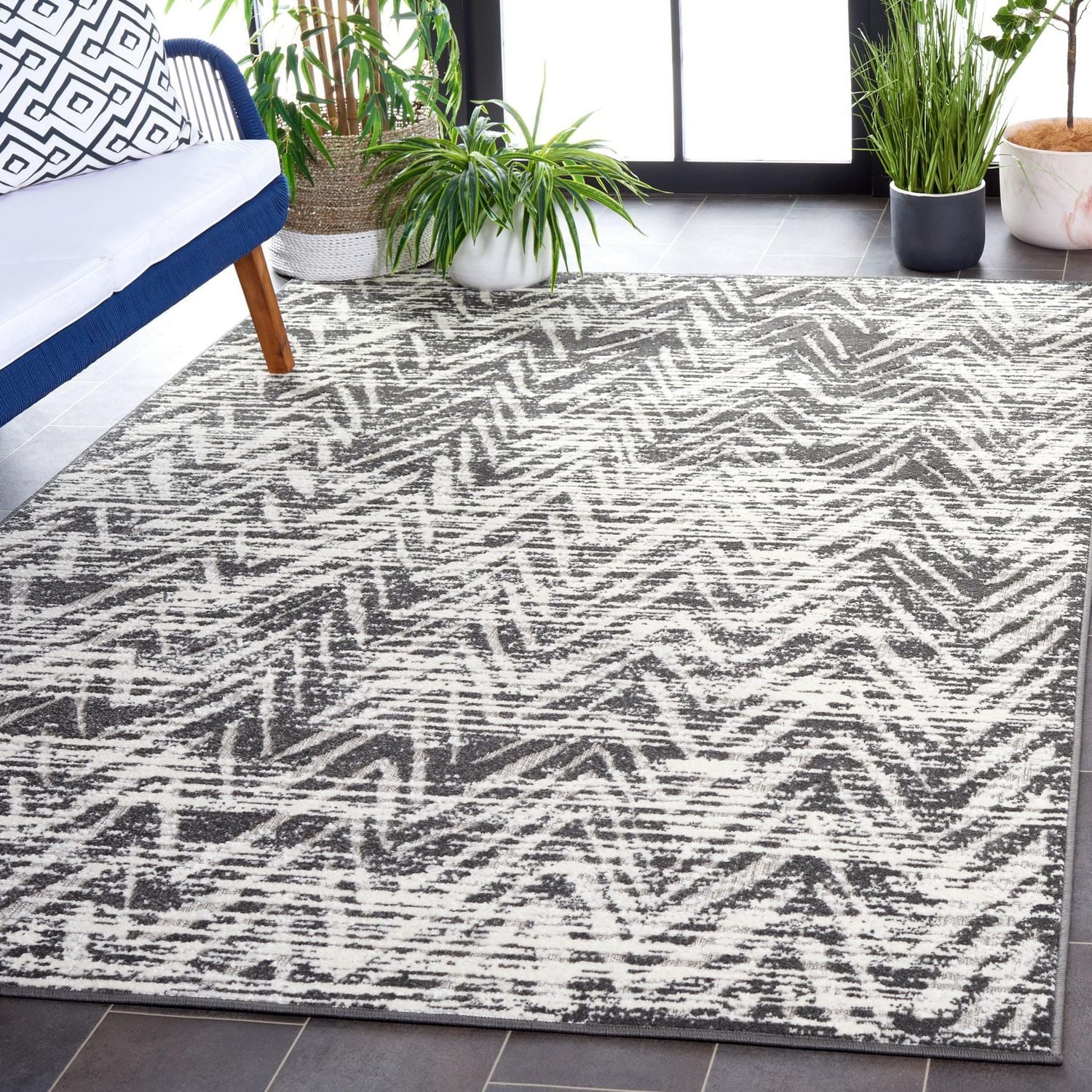 Click here for Safavieh Cottage Ronni Chevron Indoor/Outdoor Area... prices