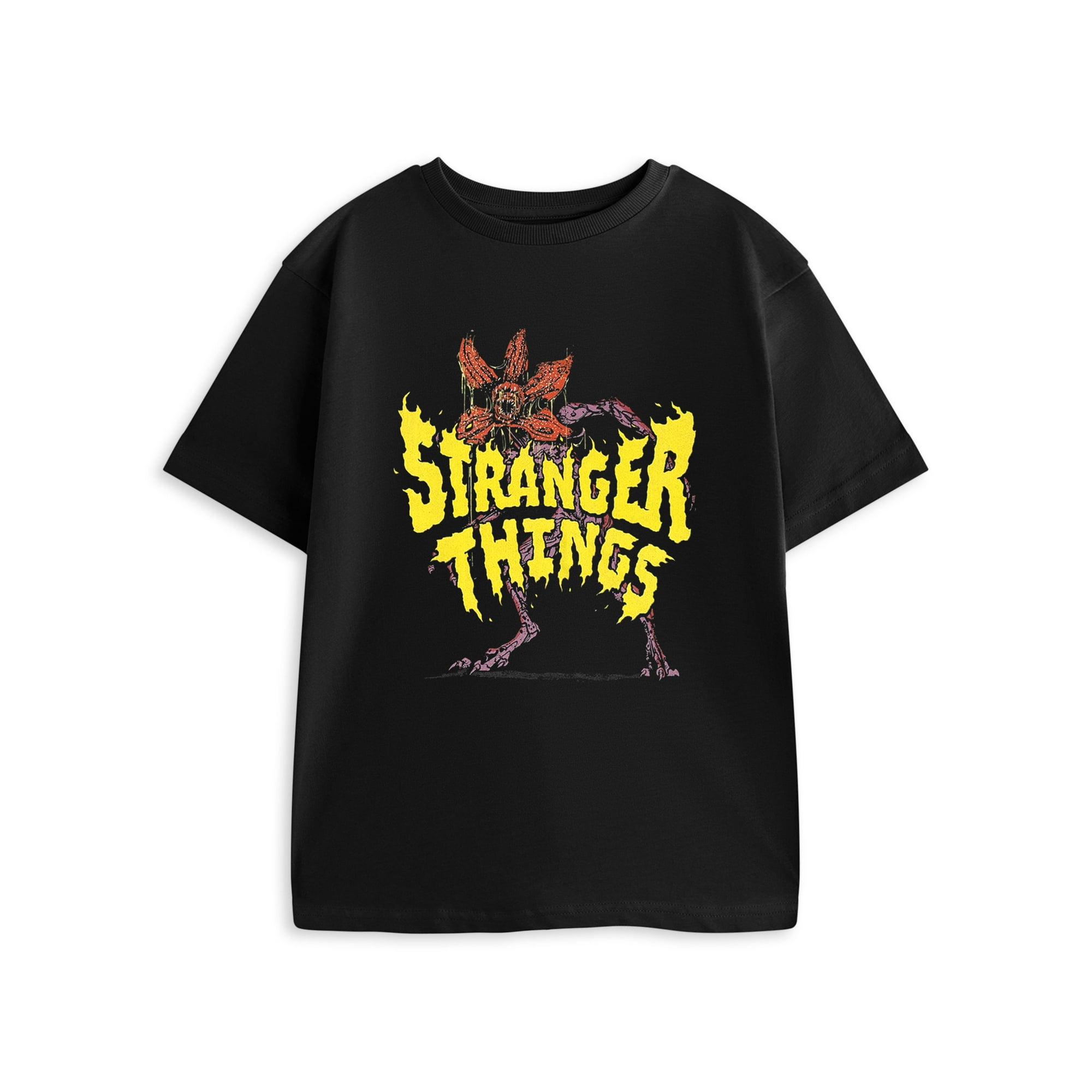 Click here for Stranger Things Unisex Kids Black Short Sleeved T-... prices