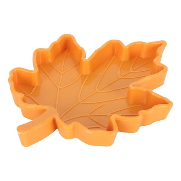 Maple Leaf Shape Reptile Water Feeder, Reptile Food Water Bowl Plate ...