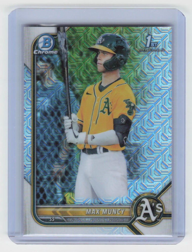 2022 Bowman Max Muncy #BCP-89 Chrome Prospects Mojo Refractors ...