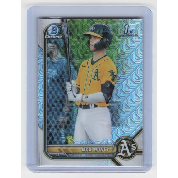 2022 Bowman Max Muncy #BCP-89 Chrome Prospects Mojo Refractors ...