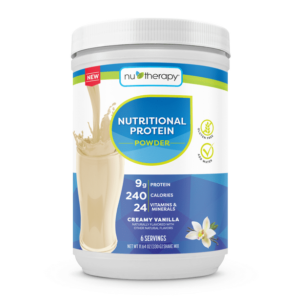 NuTherapy Nutritional Protein Powder, Creamy Vanilla, 330g, 6 Servings ...