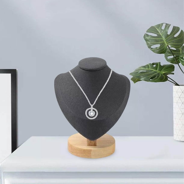 pitrice Necklace Chain Jewelry Bust Display Stand for Countertop Shop ...