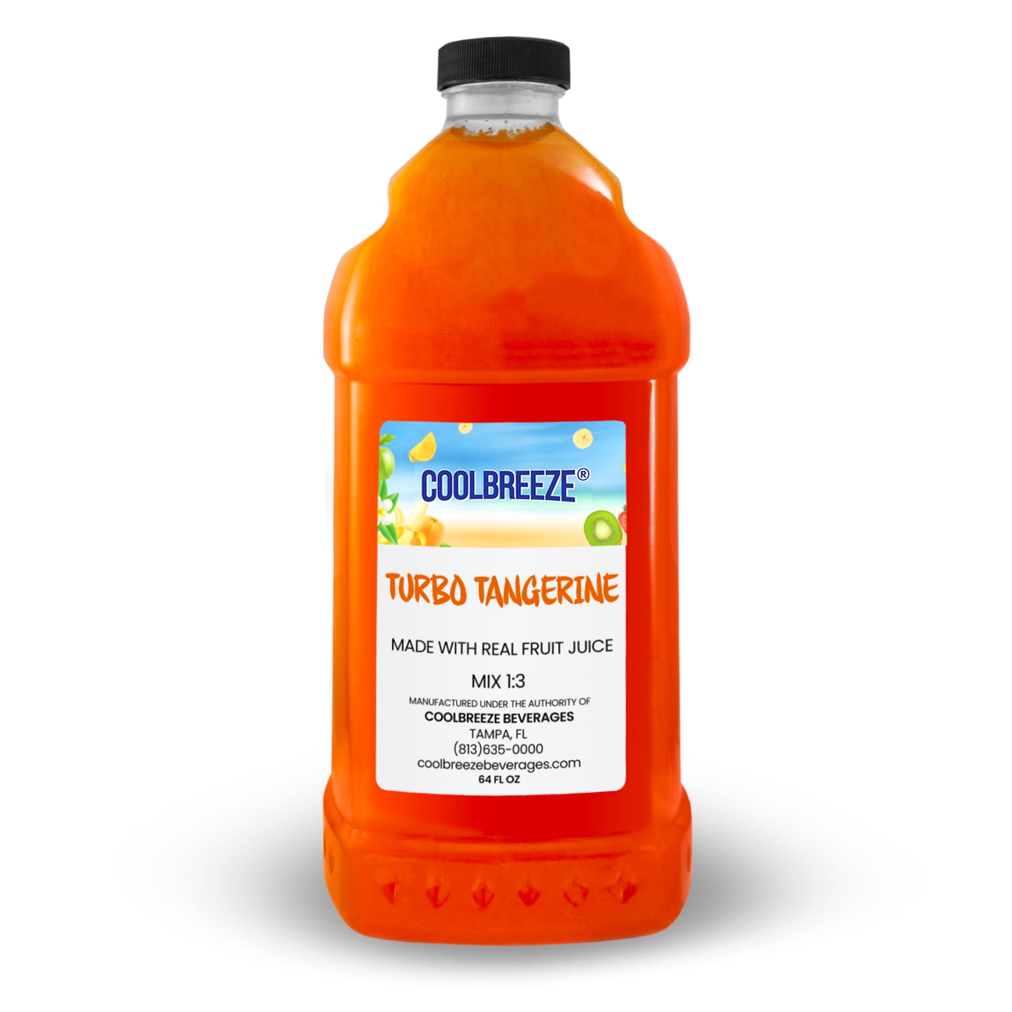 Cool Breeze Turbo Tangerine 1/2 Gallon - Walmart.com
