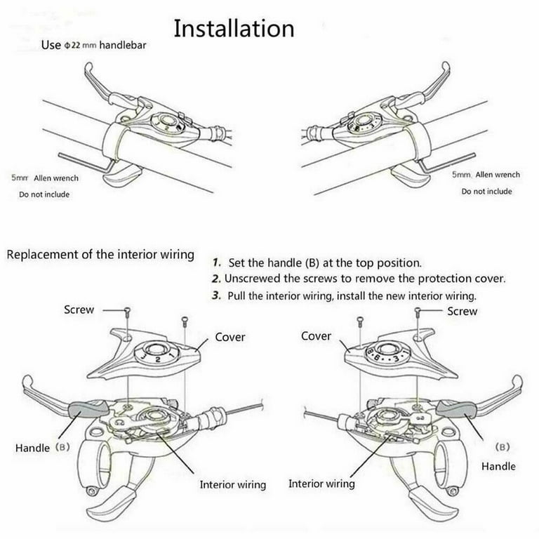 Bicycle Gear Shift Diagram