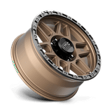 KMC Aluminum Rim KM544 MESA 17X9in Matte Bronze with Black Lip Finish ...