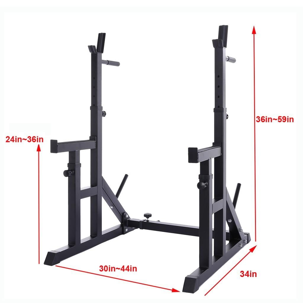 Buy Floenr Dip Stand Freestanding Dip Station,Adjustable Squat Rack ...