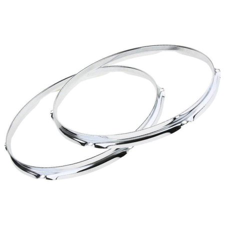 1 Pair Snare Drum Hoop Ring Rim for Metal Snare Drum Hoop Snare Drum ...