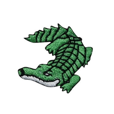 Alligator Embroidered Sew Iron On Patch Badge Fabric Crafts Applique ...