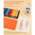 72 Colors Colored Pencils Set, 3.8mm Soft Core Artist Colored Pencils ...