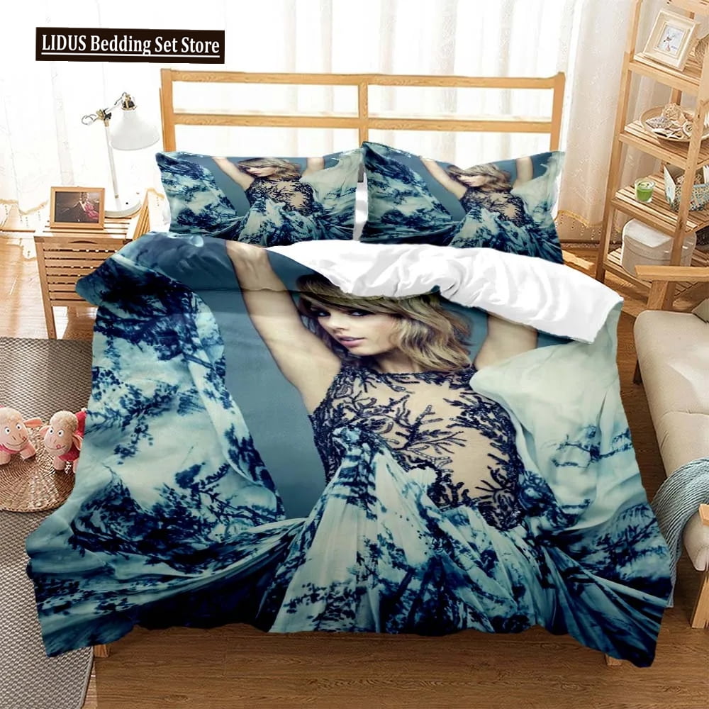 Click here for Yingd Bed Sheetstop Stream Singer Taylor Fashionab... prices