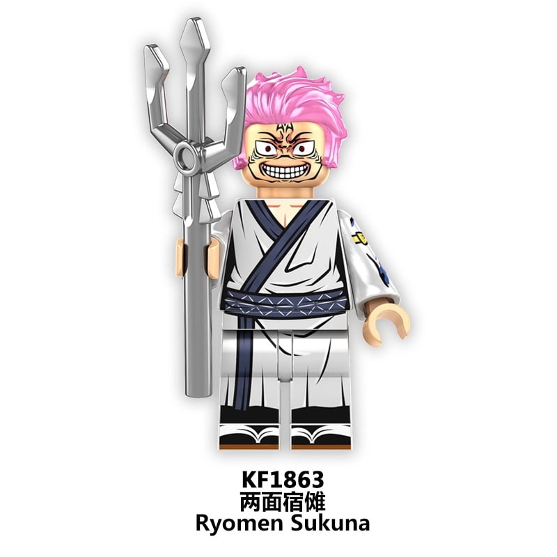 Jujutsu Kaisen Lego Minifigures Bloques De Construcción Itadori Gojo ...