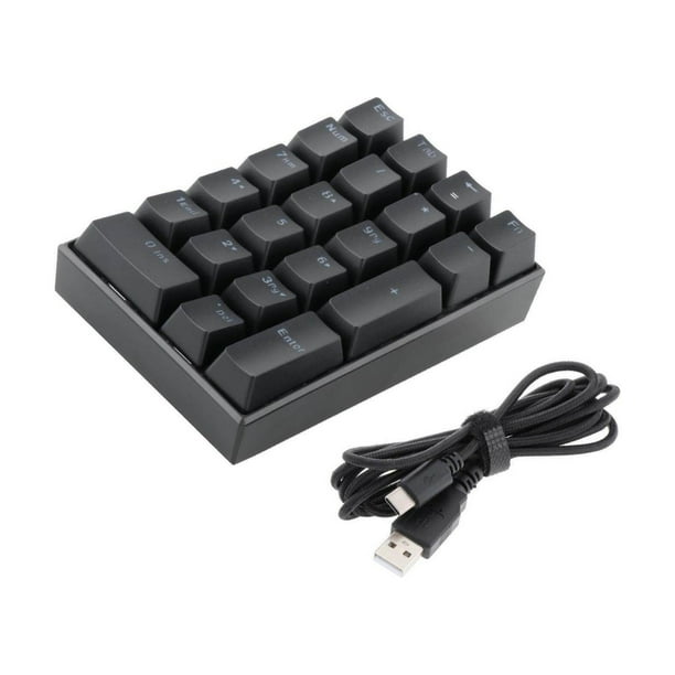 K23 Mini Numpad LED Backlit Numeric Keypad USB-C Office mini keypad ...