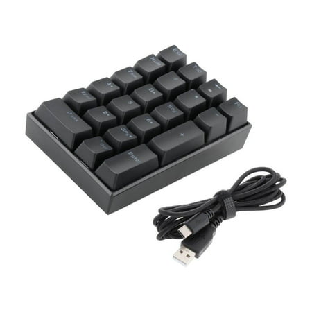 K23 Mini Numpad LED Backlit Numeric Keypad USB-C Office Numeric RGB ...