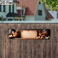 2D Flat Printing 1pc Rustic Rooster and Eggs Sign Farmhouse Chicken ...