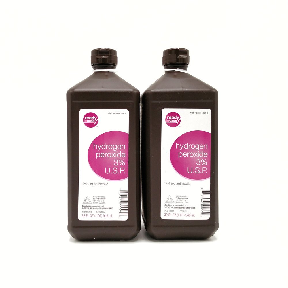 Hydrogen Peroxide 2 x 32 oz Bottles - Walmart.com - Walmart.com
