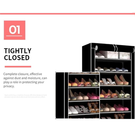 Simple Non-woven Cloth Fabric Dust-proof Shoe Rack Non-woven Cloth ...