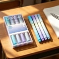Gradient Fluorescent Highlighter Pens Set | Large Capacity Color ...