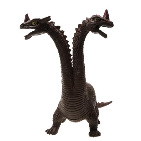 Realistic Two-headed Dinosaur Figures Dino With His Novelty Kid ...