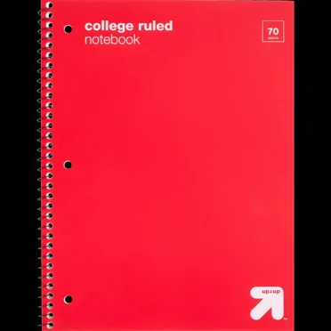 192 Sheet 1 Subject 9.25 in. x 7.25 in. Medium/College Rule Business ...