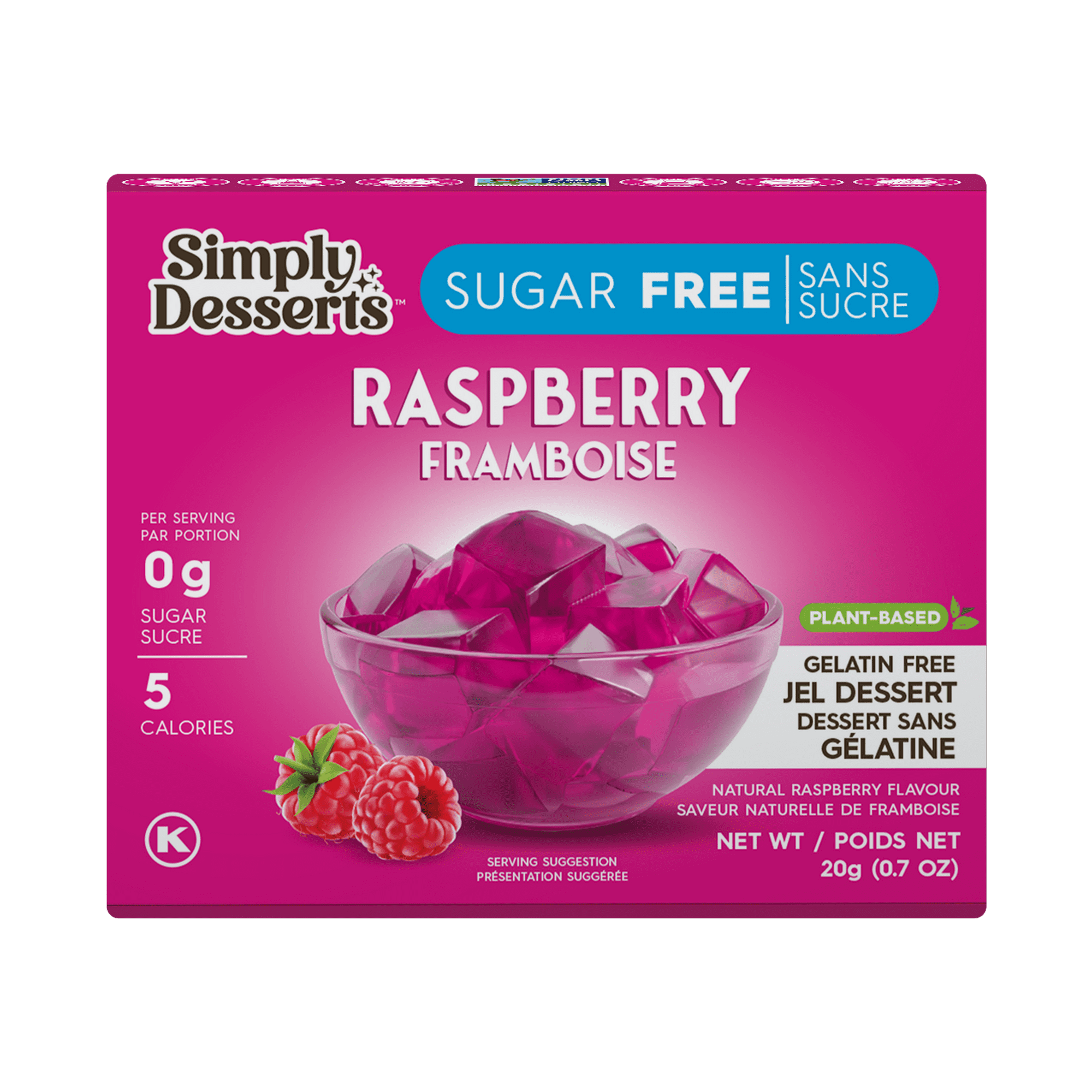 Click here for Simply Desserts - Raspberry Jel Dessert  20g 20g prices