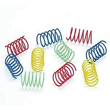 Spot Wide Colorful Springs Kitten Toy - Stimulating Cat Playtime ...