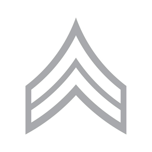 E-4 Corporal Rank Sticker Decal Die Cut - Self Adhesive Vinyl ...