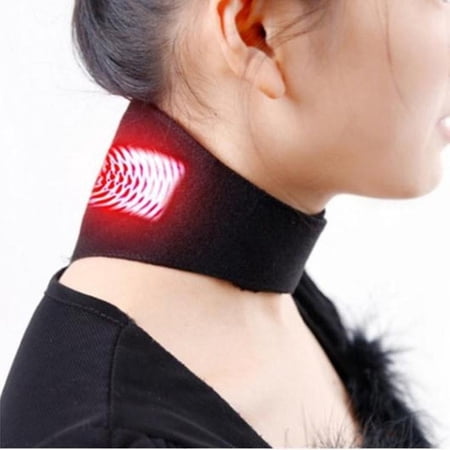Sajy Neck Belt Tourmaline Self Heating Magnetic Therapy Neck Wrap Belt ...