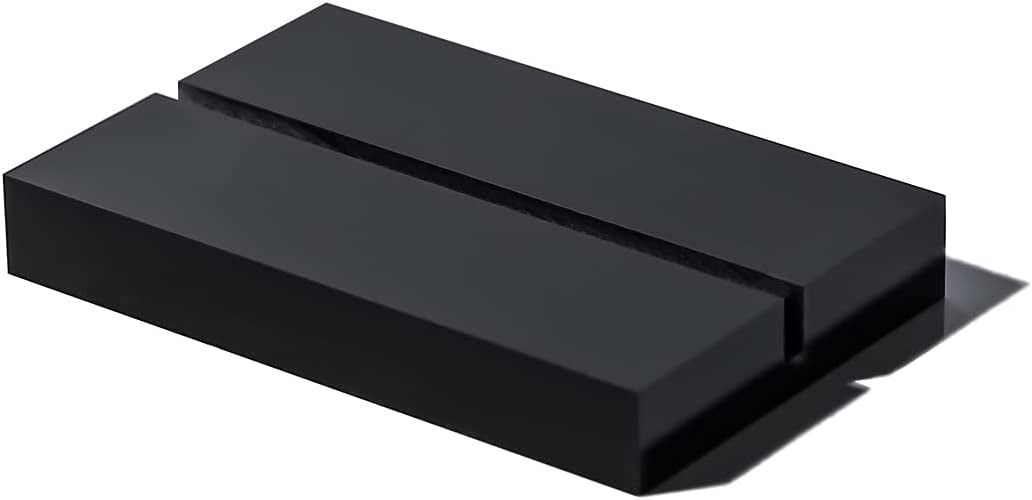 UNIQOOO 3" Black Acrylic Stand |3mm Slot Wedding Sign Holders, Perfect ...