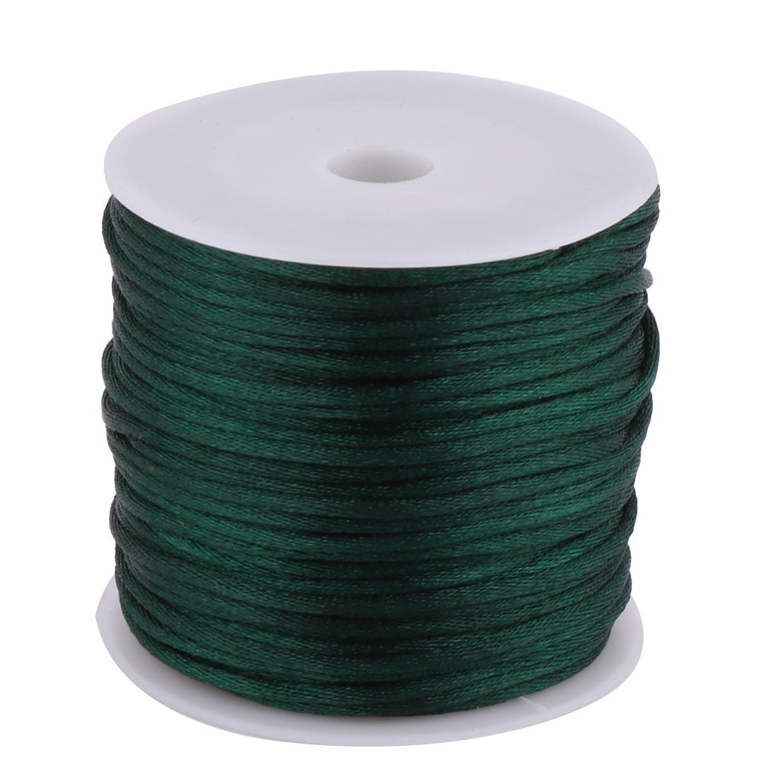 Nylon Braided Adornment Chinese Knot String Dark Green 2mm Dia 49 Yards ...