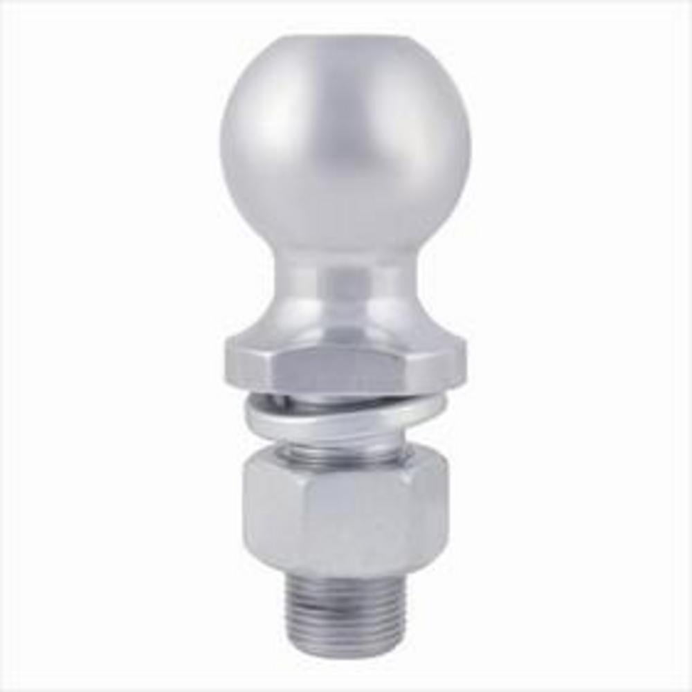 CURT 40037 Chrome Trailer Hitch Ball, 7,500 lbs, 2-Inch Diameter, 1 x 2 ...