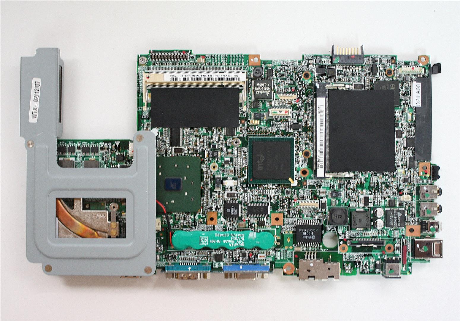 DELL Latitude D400 MOTHERBOARD, J5351 REV A02, P5699 - Walmart.com