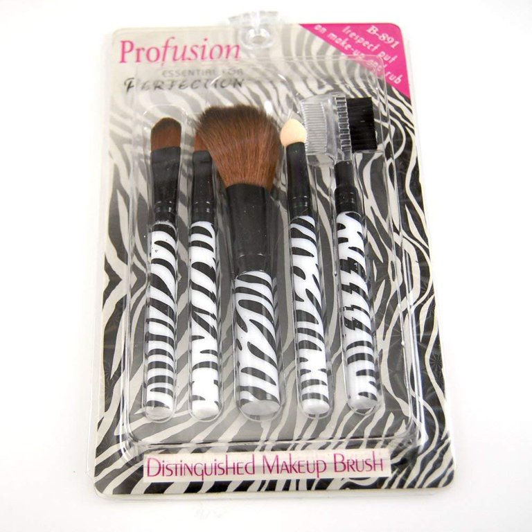 Zebra Makeup Brush Set | Saubhaya Makeup