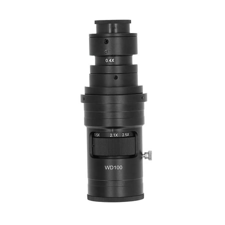 200X Adjustable Continuous Zoom C-Mount Optical Lens Industrial Video ...
