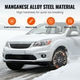 KFFKFF Automatic Grip Snow Chains, Diamond Pattern Stability Wheel ...