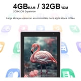 Android Tablet 7 inch, Android 12 Tablet, 4GB RAM 32GB ROM, Quad-Core ...