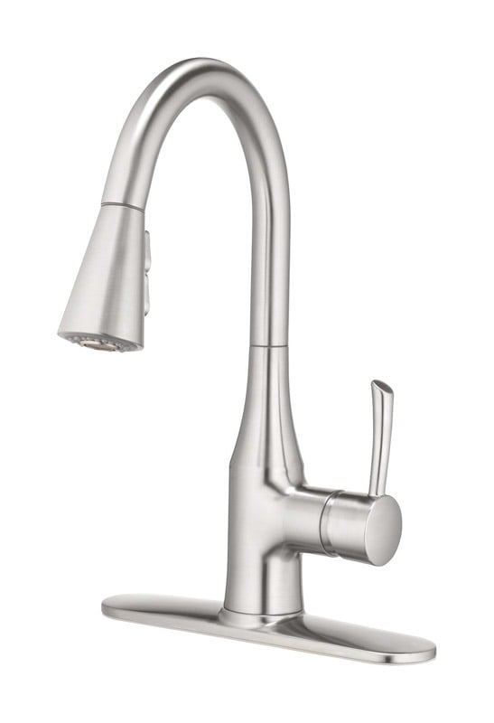 OakBrook Tucana Motion Sensor One Handle Kitchen Faucet with Pull-Down ...
