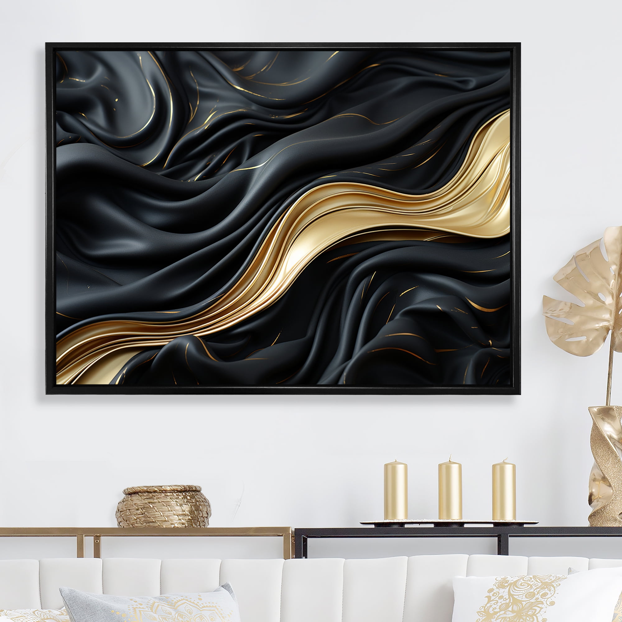Click here for Designart Abstract Shapes Framed Wall Art  Fusion... prices