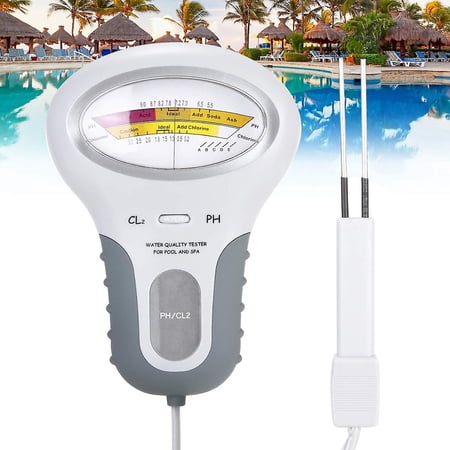 Chlorine, Ph And Cl2 Chlorine Tester - Water Level Monitor For Swimming ...