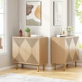 Tribesigns Classic 59" Modern Storage Cabinet Set, Wood Sideboard with ...