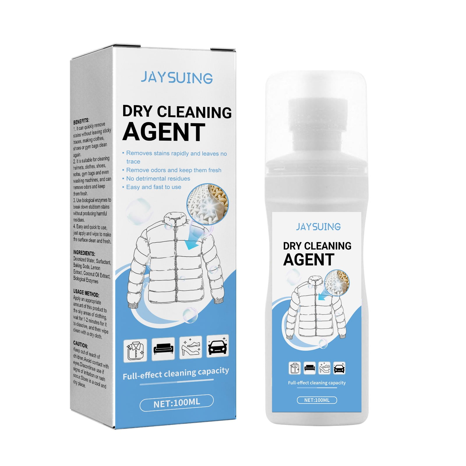 Click here for Szbaoan Dry Cleaning Foam Garment No-Clean Spray... prices