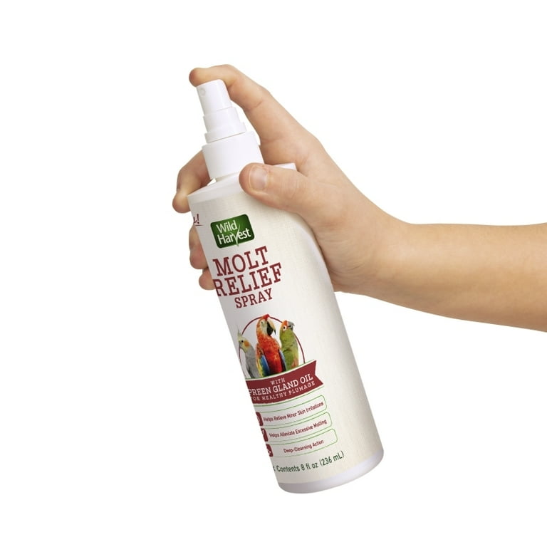 Bird Be Gone Products Wild Harvest Molt Relief Spray For Birds - 8oz ...