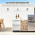 24 inch Undercounter Refrigerator,Outdoor Fridge for Patio,Wine and ...