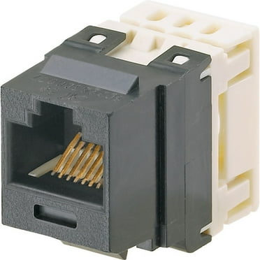 Panduit IAEBH6 Industrial Ethernet Bulkhead Connector Jack, CAT6, UTP ...