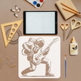 4Pcs 4 Styles PET Hollow Out Drawing Painting Stencils for DIY ...